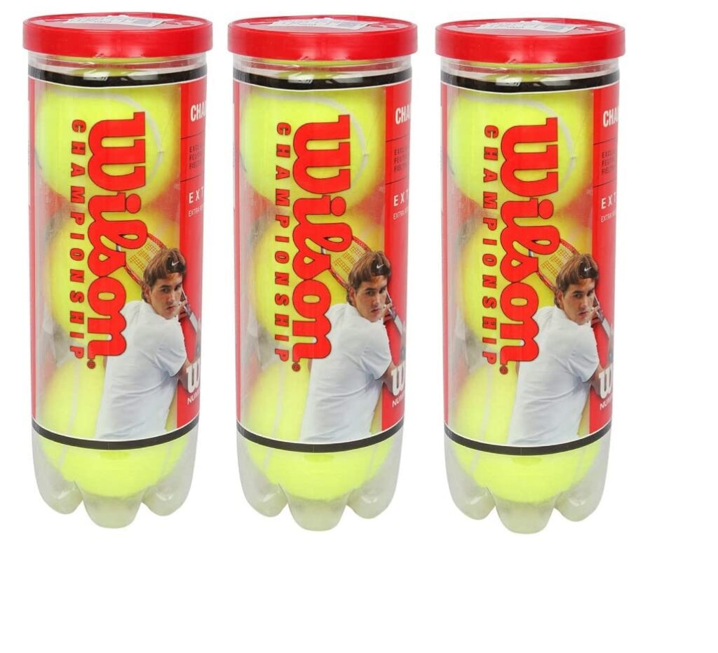 Wilson Championship Tennis Ball (1 Can Pack of 3 balls) - Original Sports